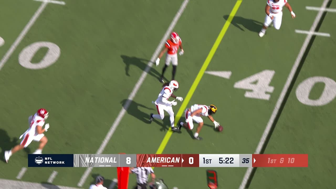 Iowa Hawkeyes defensive back Sebastian Castro's strip-fumble marks ...