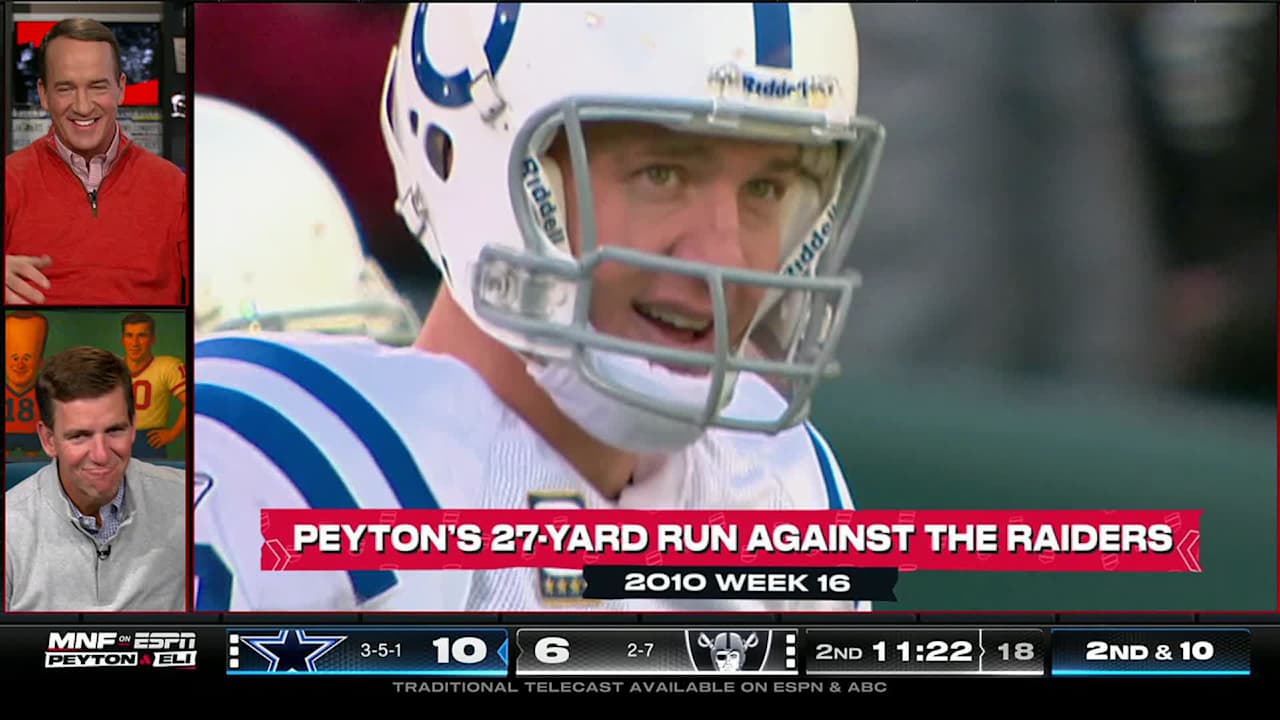 Peyton Manning and Eli Manning reminisce about key moments they had vs ...