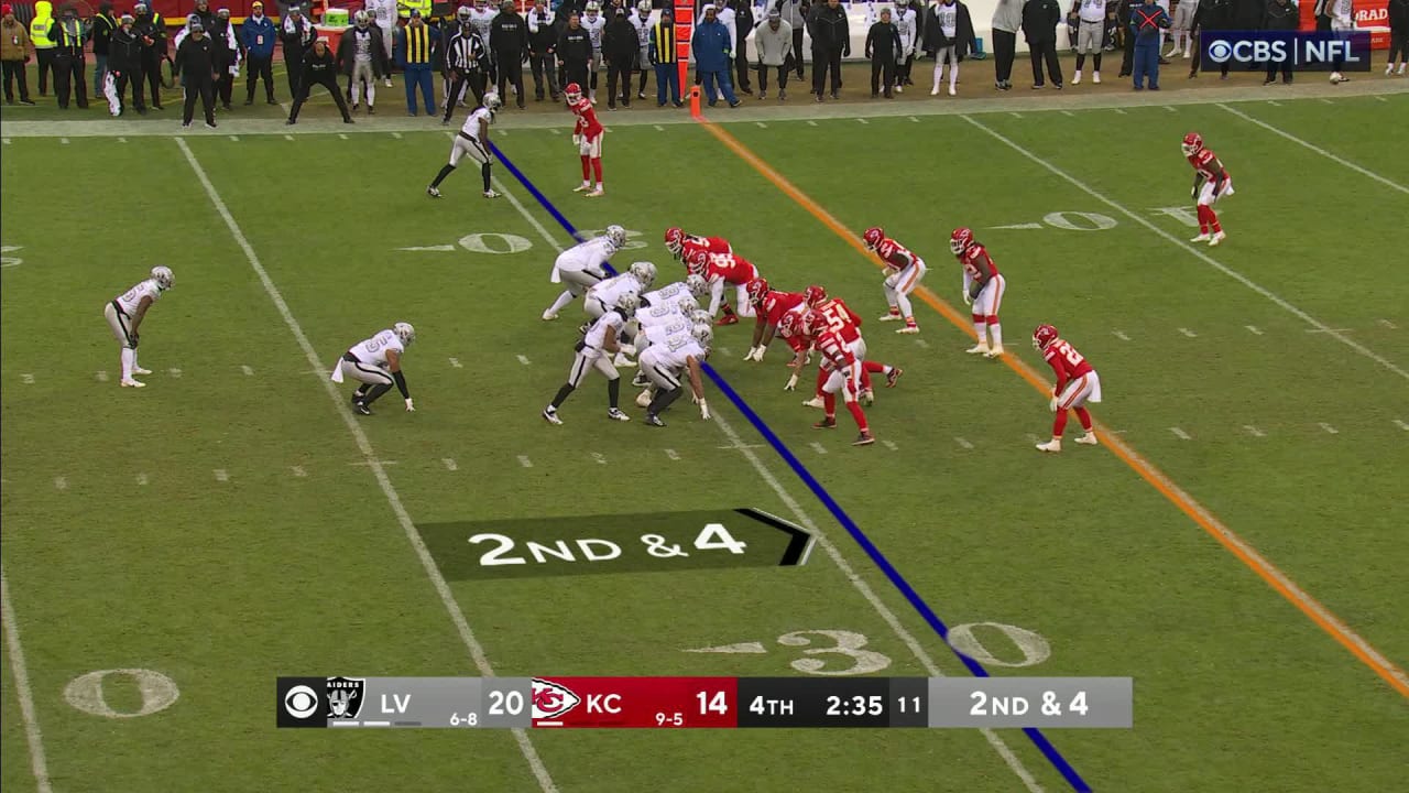 Can't-Miss Play: Las Vegas Raiders running back Zamir White shoots out of a cannon for 43-yard ...