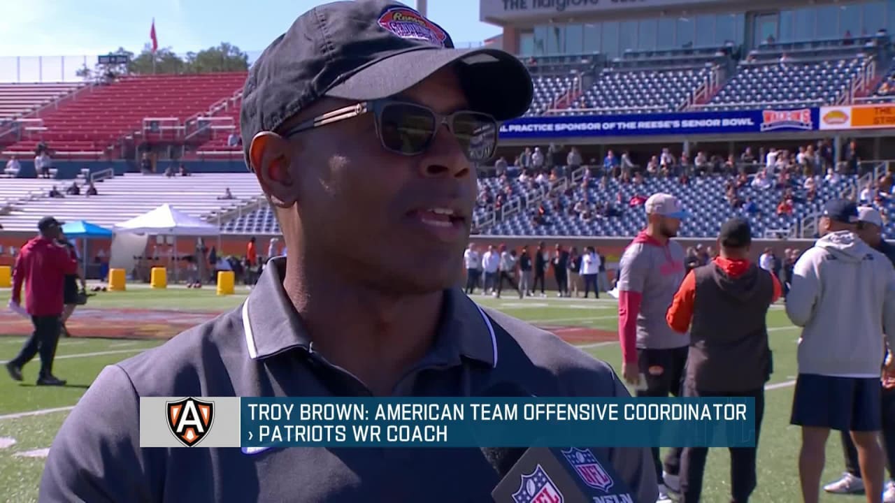 New England Patriots wide receivers coach Troy Brown on what he's ...