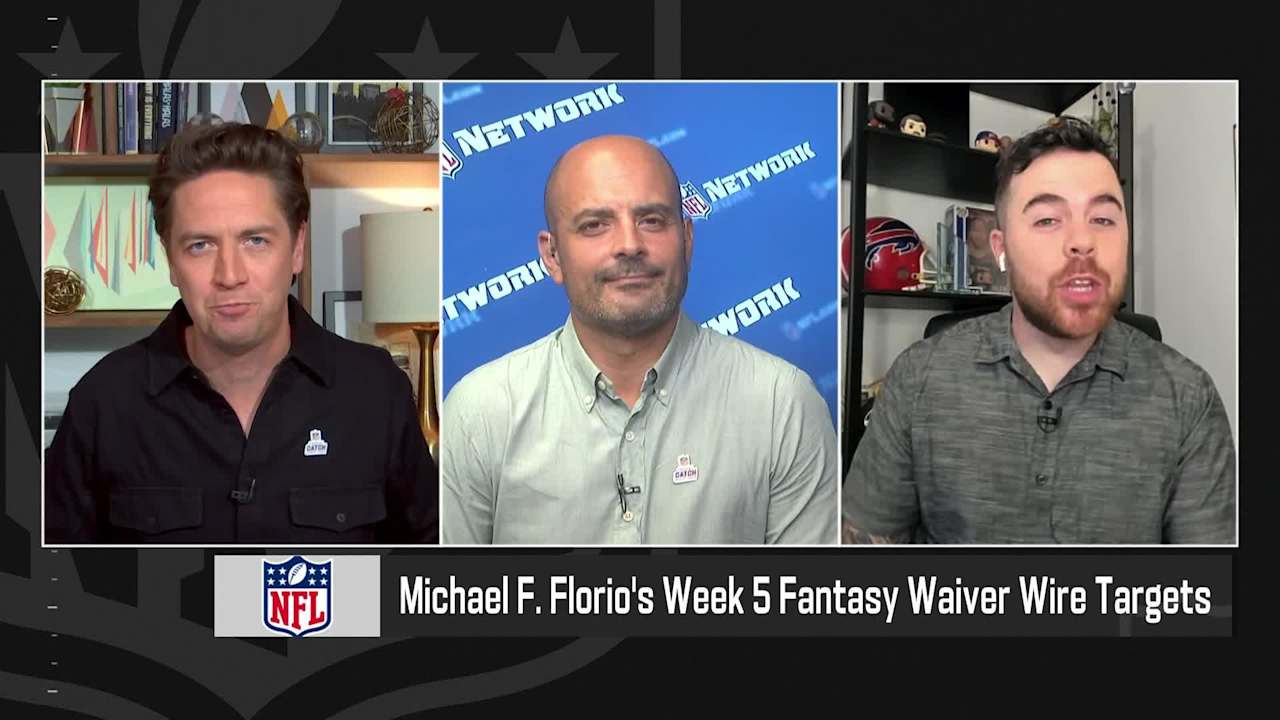 NFL Fantasy Analyst Michael F. Florio's Week 5 fantasy waiver wire ...