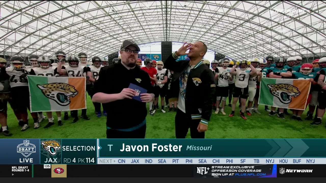 Jacksonville Jaguars select Javon Foster with No. 114 pick in 2024 NFL ...