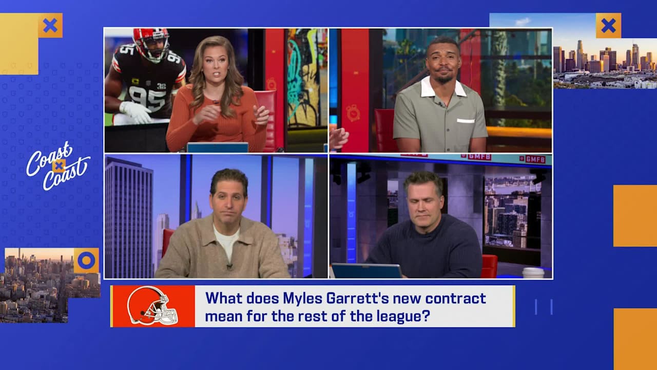 What does Cleveland Browns defensive end Myles Garrett's new contract ...