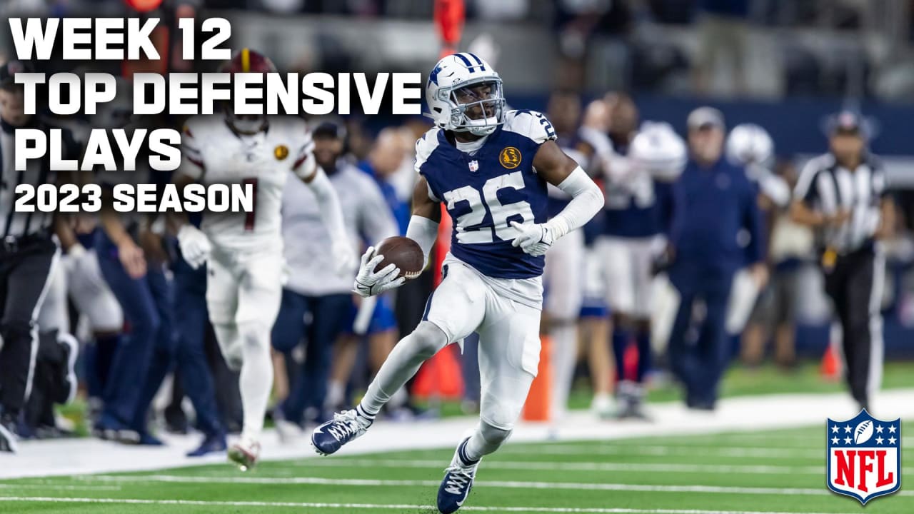 Top defensive plays | Week 12