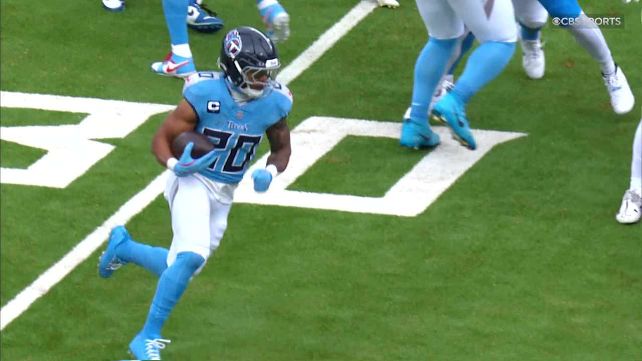 Tennessee Titans running back Tony Pollard's 16-yard gashing run earns ...