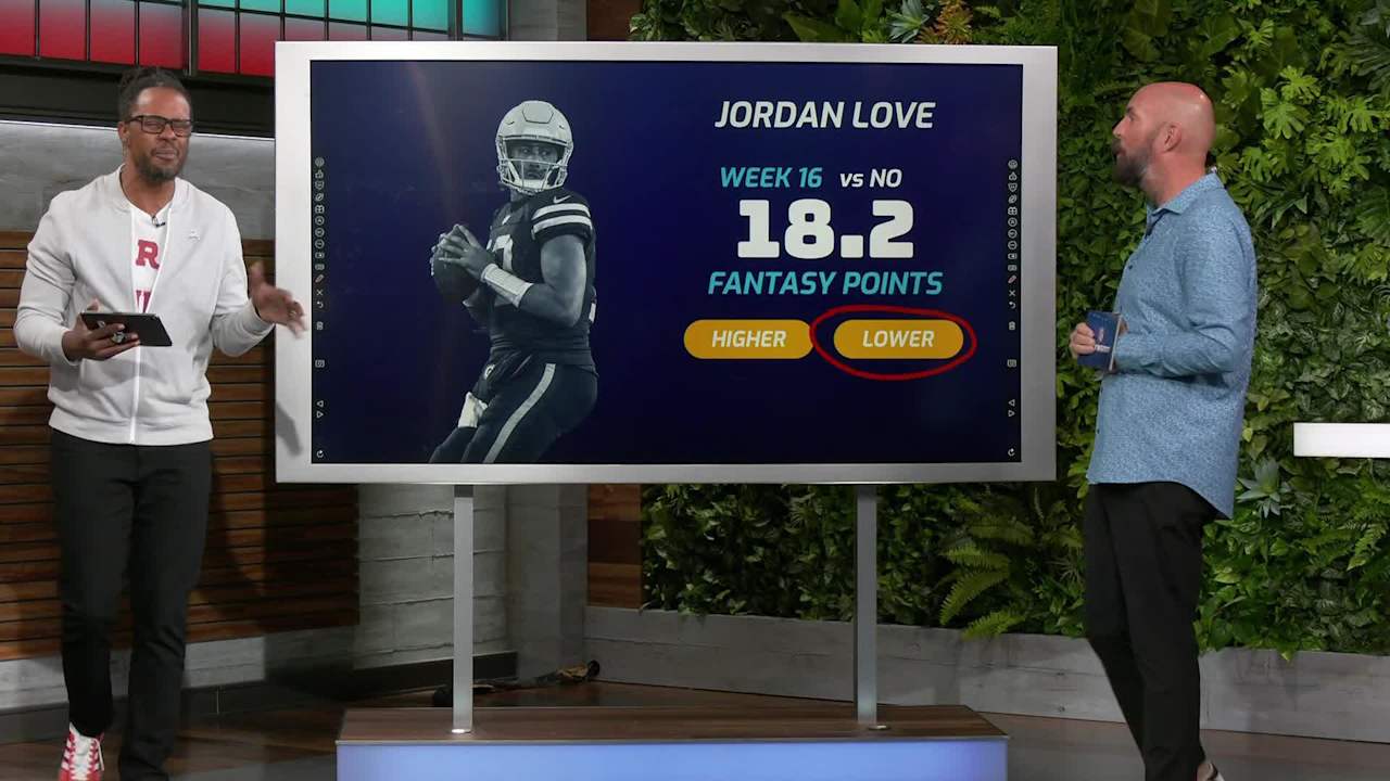 Projections for Green Bay Packers Jordan Love's point total in Week 16 | 'NFL Fantasy Live'