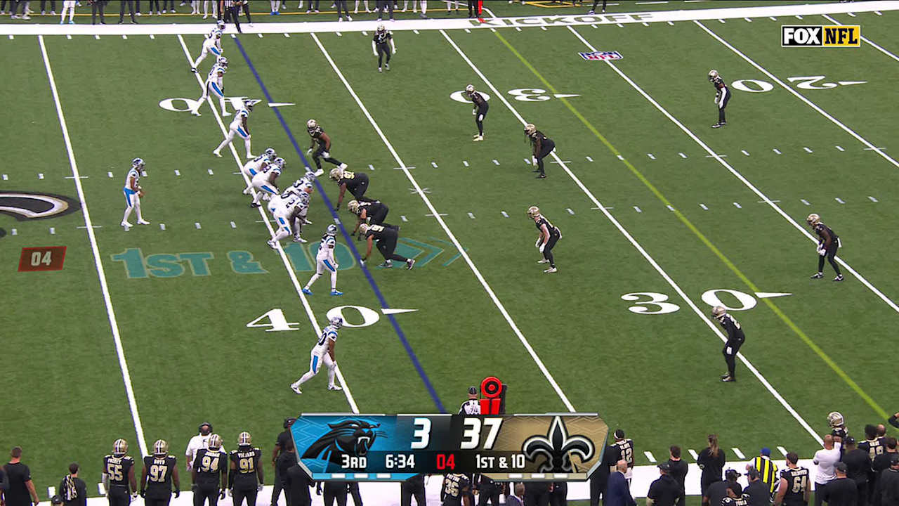 Carolina Panthers wide receiver Jonathan Mingo's 35-yard catch and run ...