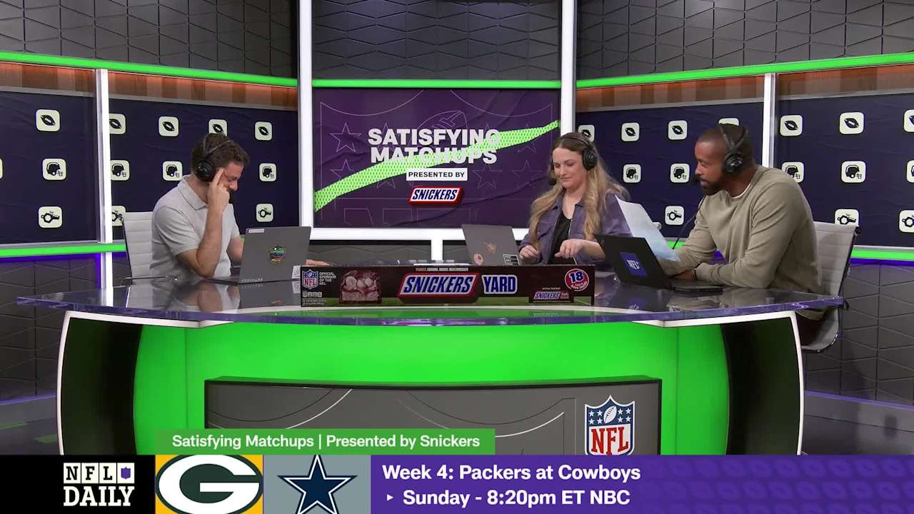 Packers-Cowboys Week 4 Preview | Satisfying Matchups presented by Snickers