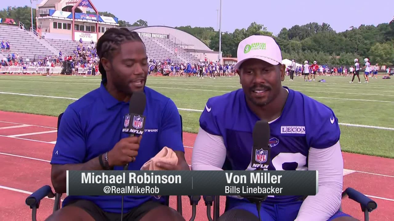 Linebacker Von Miller talks to NFL Network's Michael Robinson about Buffalo Bills' expectations ...