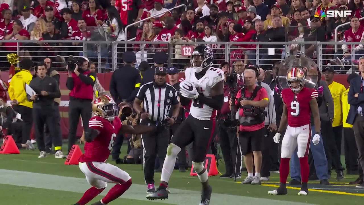 Kyle Pitts makes incredible adjustment on 18-yard reception