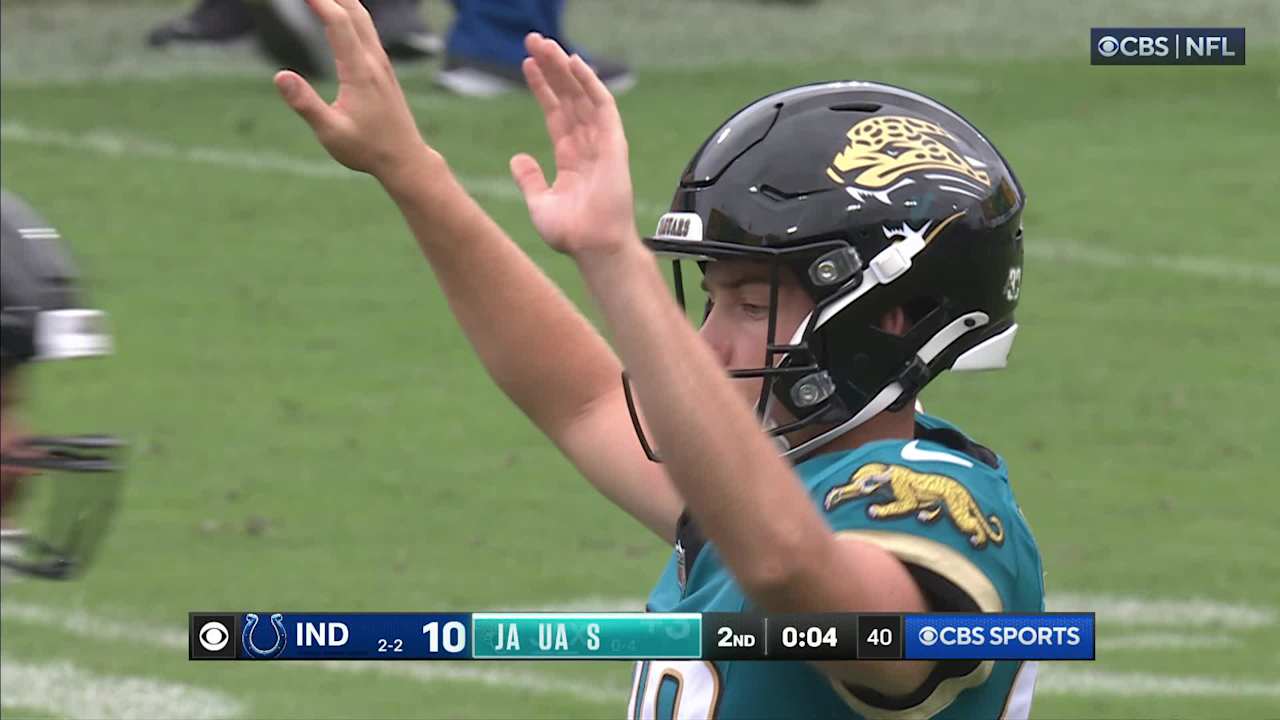Jacksonville Jaguars kicker Cam Little's 30-yard field goal gives Jags ...