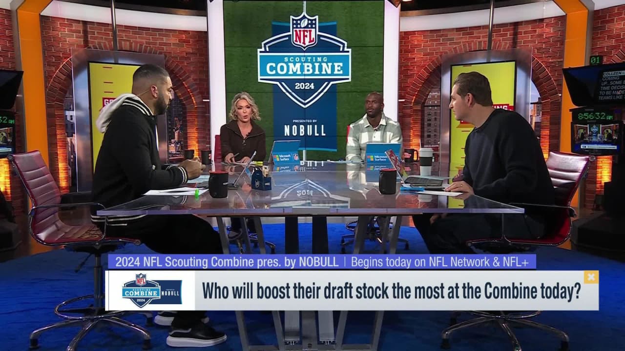 Who will boost their draft stock the most at combine today? | ‘GMFB’