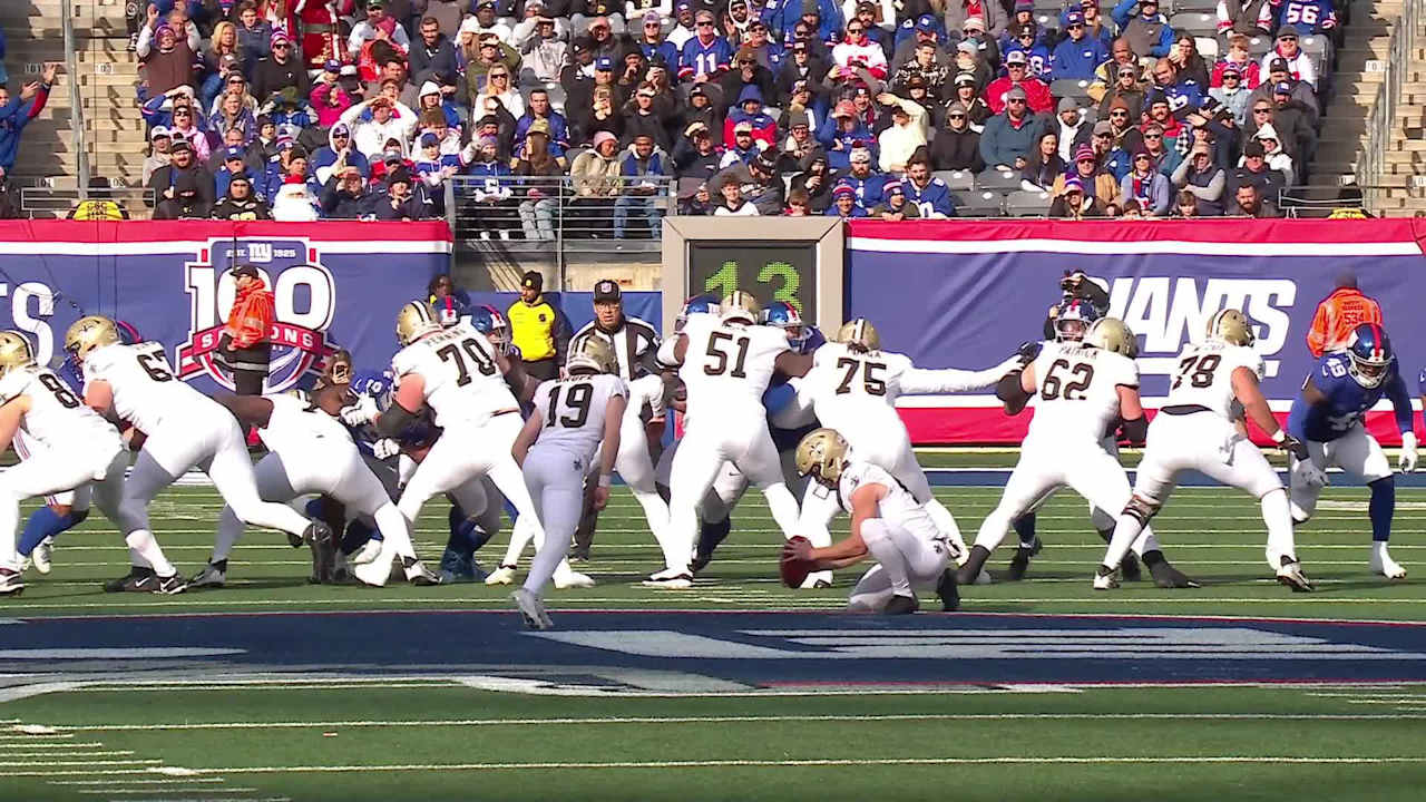 New Orleans Saints kicker Blake Grupe's third field goal miss of 2024 ...