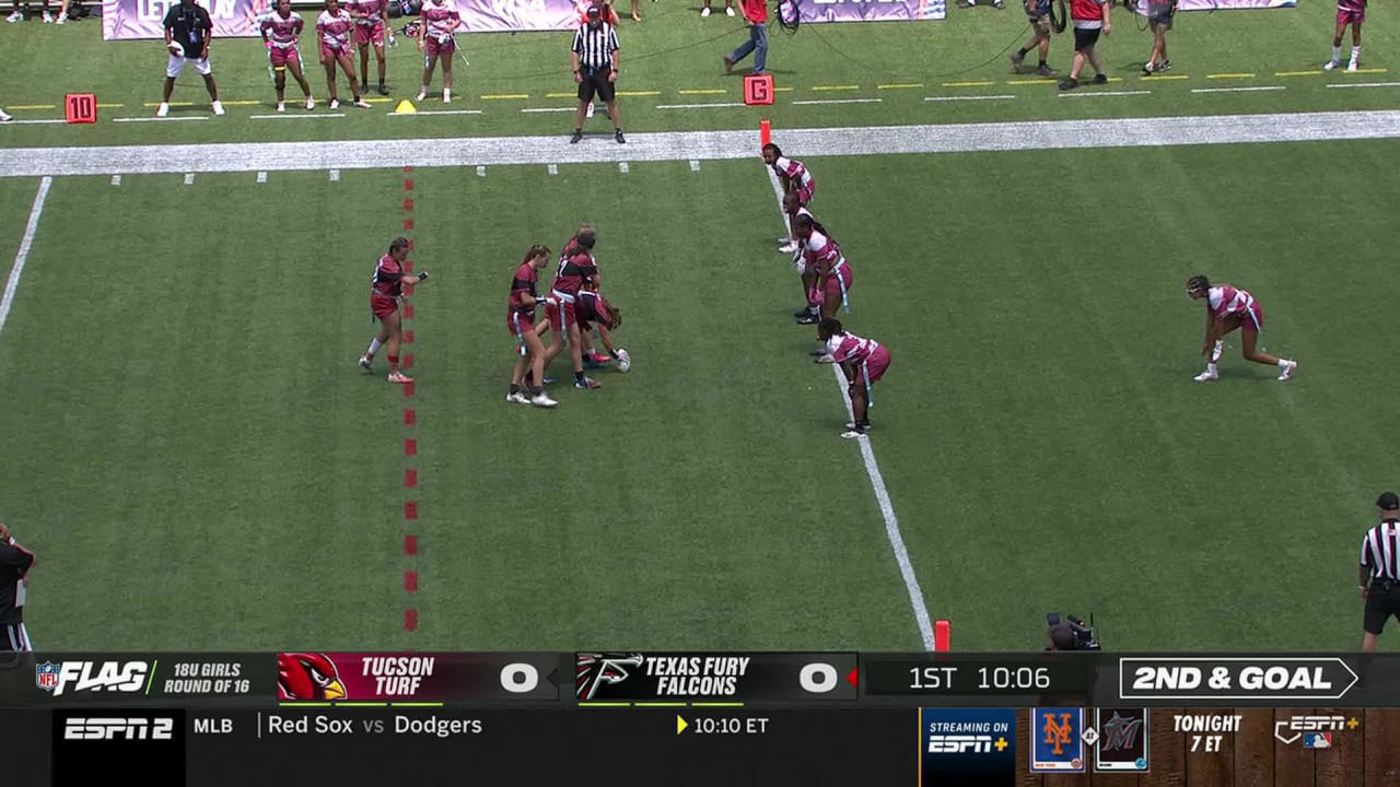 Texas Fury Falcons' receiver is wide open on touchdown and first to get ...