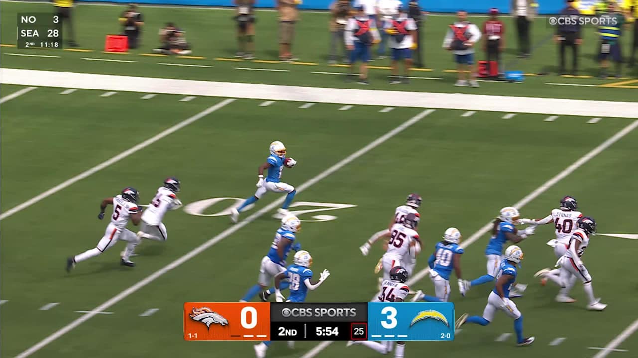 Los Angeles Chargers wide receiver Derius Davis looks like Dante Hall ...