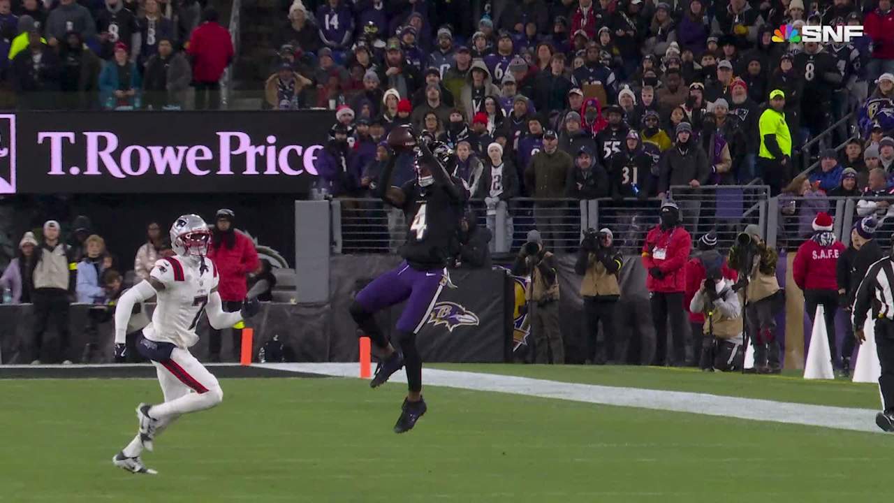 Baltimore Ravens quarterback Lamar Jackson's first pass of 'Sunday ...