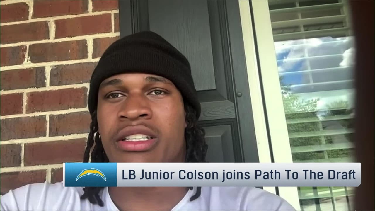 Los Angeles Chargers rookie linebacker Junior Colson joins 'Path to the ...