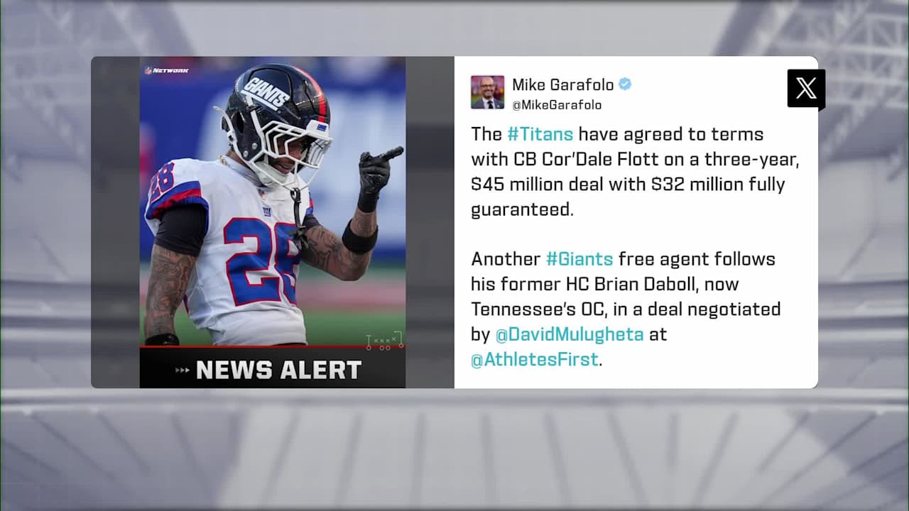 NFL media insider Mike Garafolo: Tennessee Titans, New York Giants wide ...
