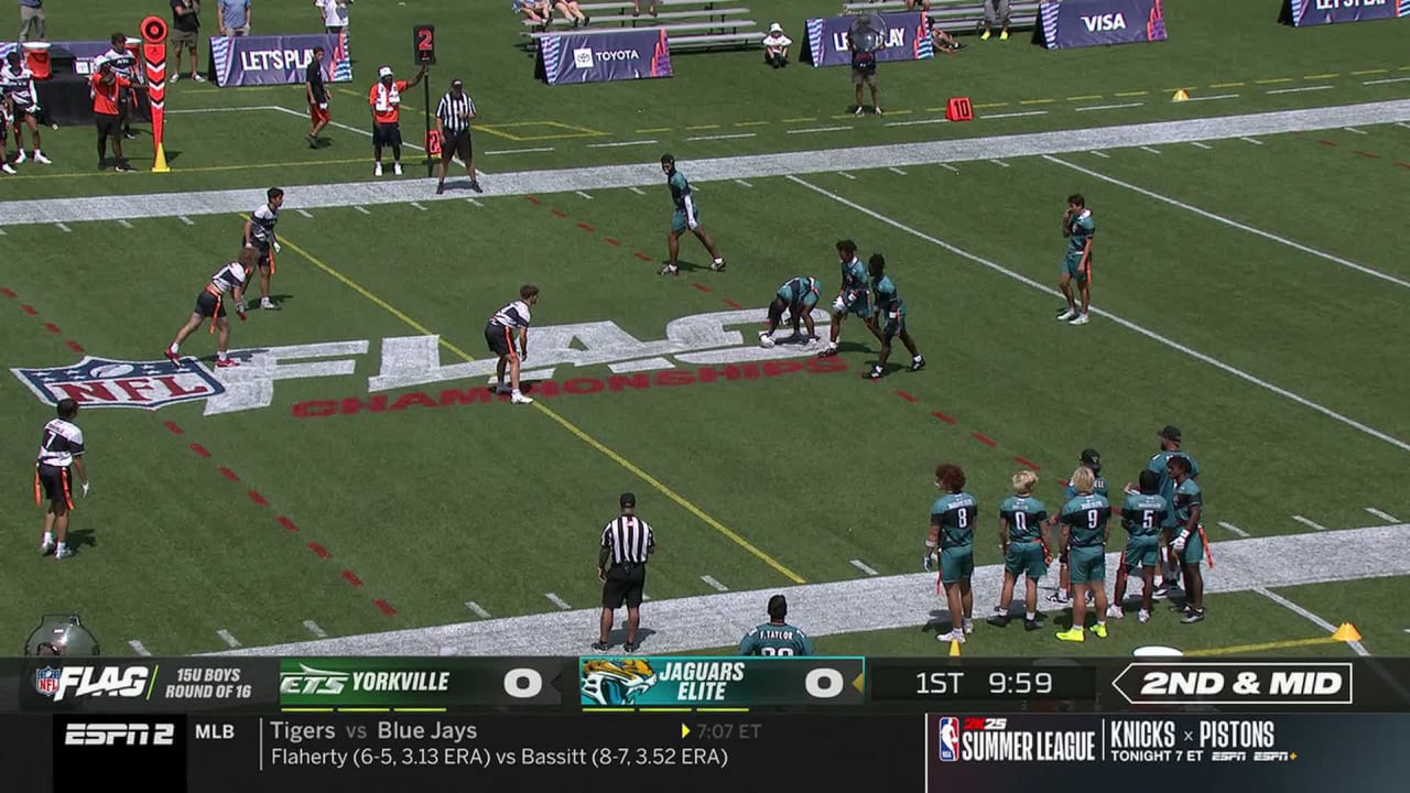 Jets' Yorkville vs. Jaguars Elite highlights | NFL FLAG Championships