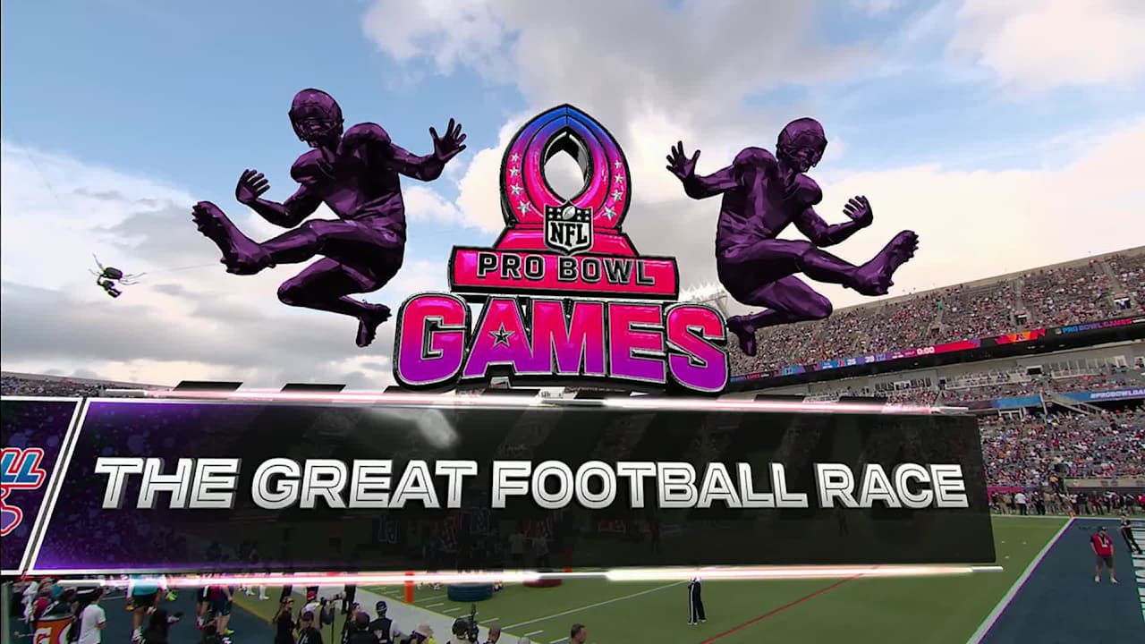 The Great Football Race | 2025 Pro Bowl Games