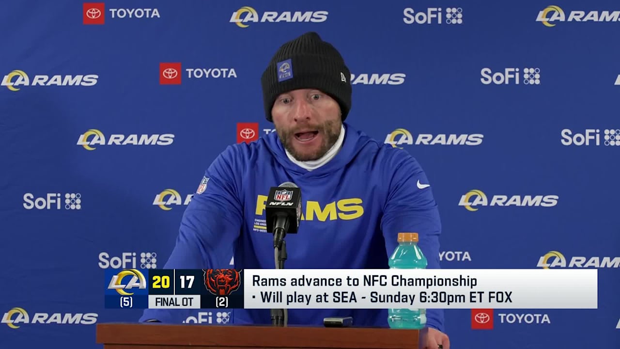 Los Angeles Rams head coach Sean McVay reflects on crazy overtime win ...