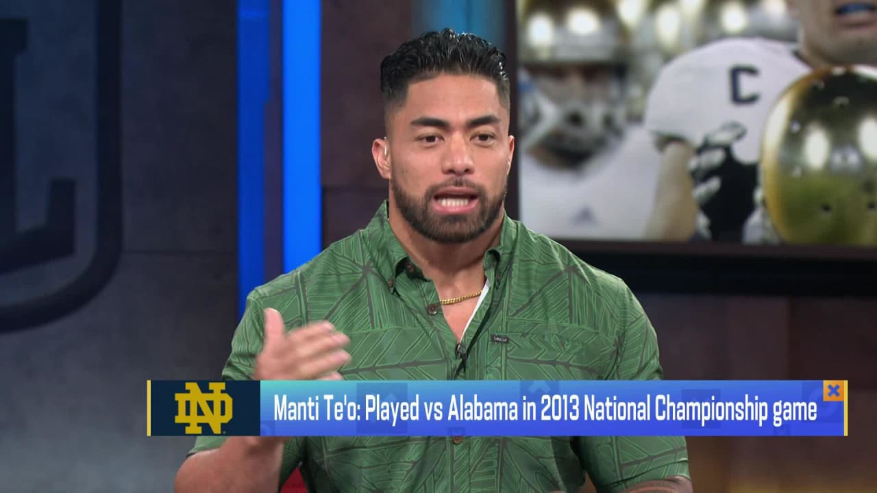 Manti Te'o on playing in National Championship game vs. Alabama | 'GMFB'