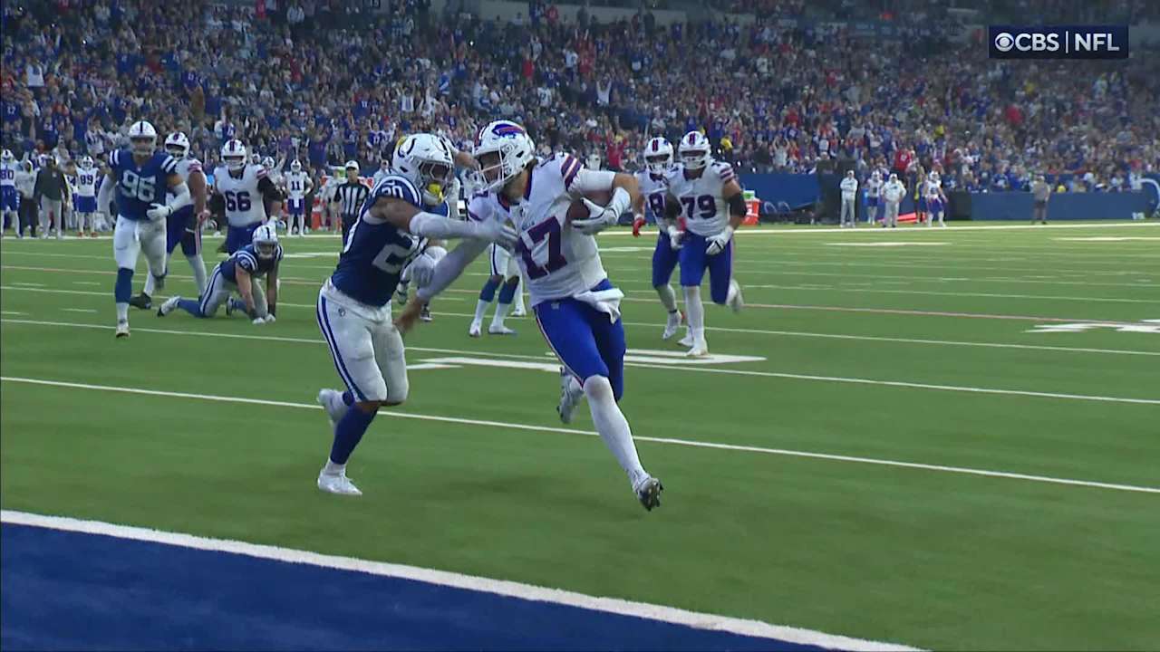 Buffalo Bills quarterback Josh Allen's fourth touchdown run of 2024 ...