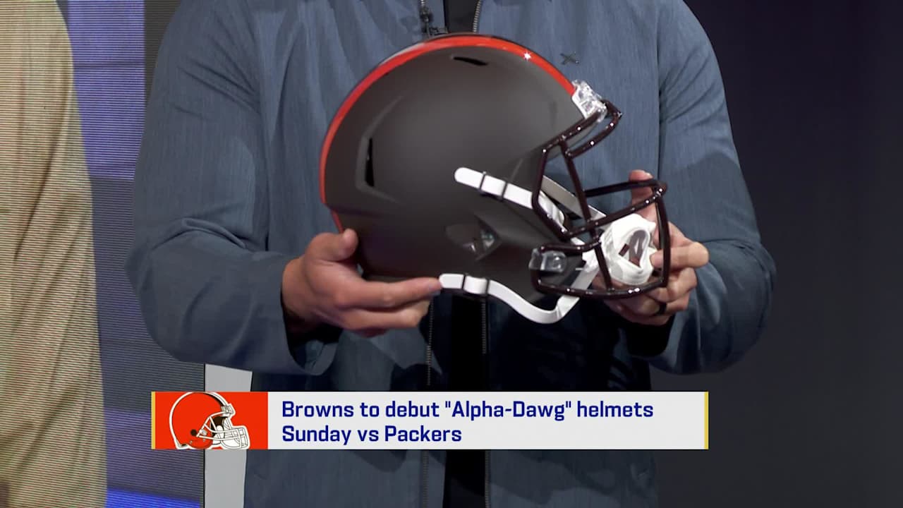 Cleveland Browns to debut 'Alpha-Dawg' helmets on Sunday vs. Green Bay ...