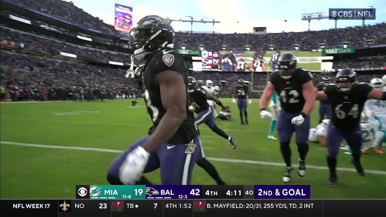 Baltimore Ravens running back Melvin Gordon's first TD run of 2023 ...