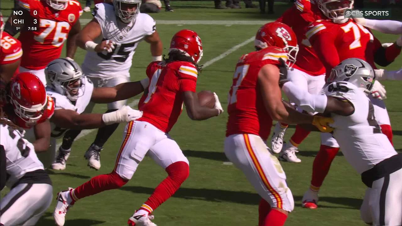 Kansas City Chiefs wide receiver Rashee Rice scores touchdown on his ...