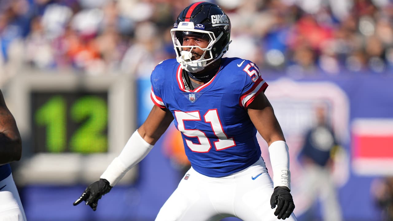 Giants LB Abdul Carter changing jersey number, taking over Russell ...