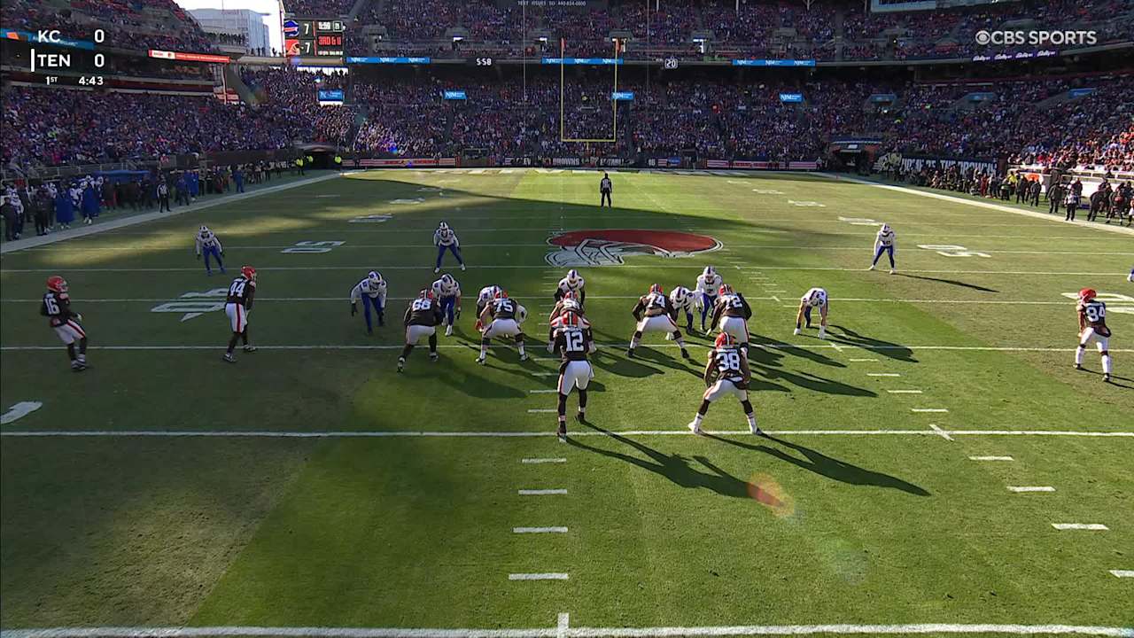 Cleveland Browns dial up Trayveon Williams on halfback screen for 18 ...