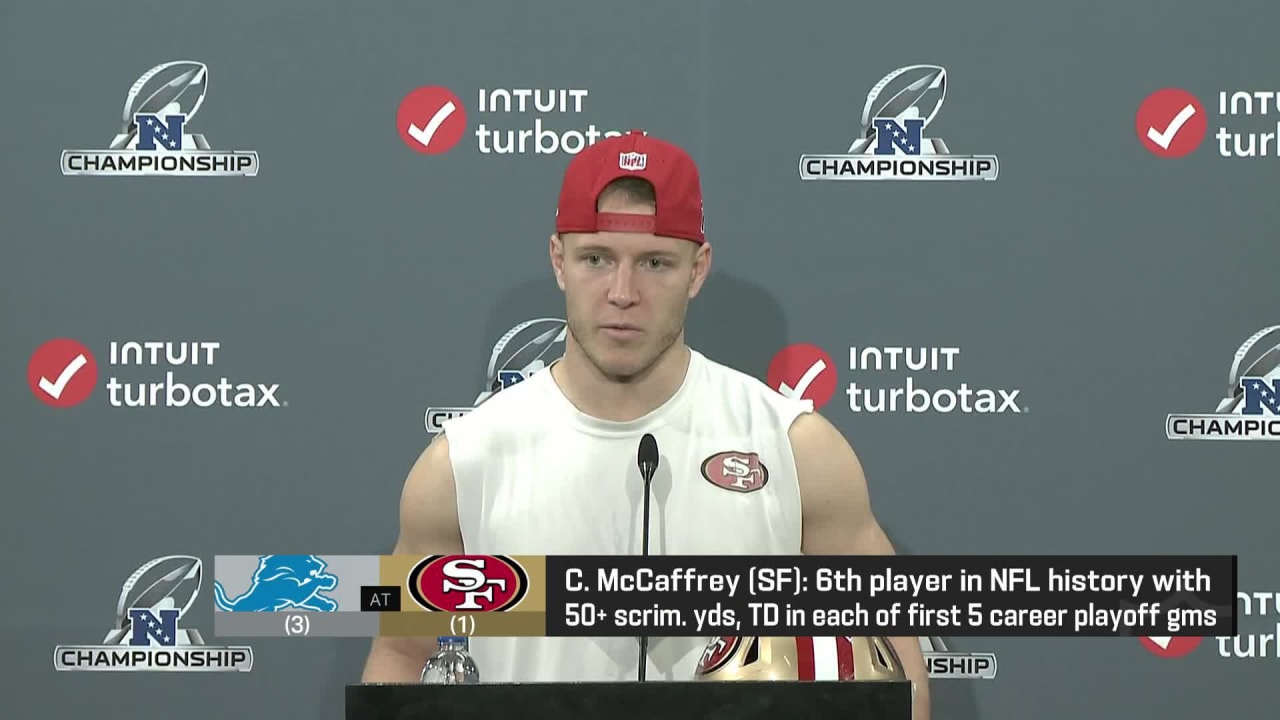 San Francisco 49ers running back Christian McCaffrey talks about team's ...