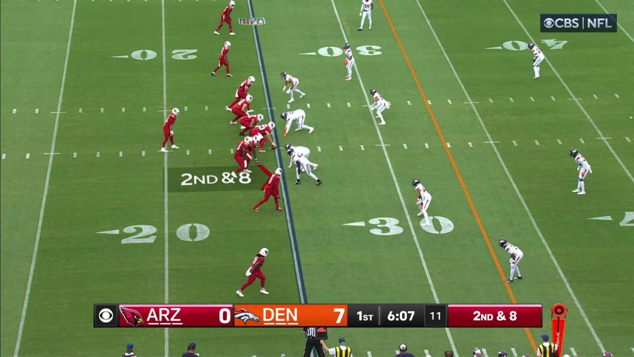 Arizona Cardinals quarterback Clayton Tune connects with wide receiver ...