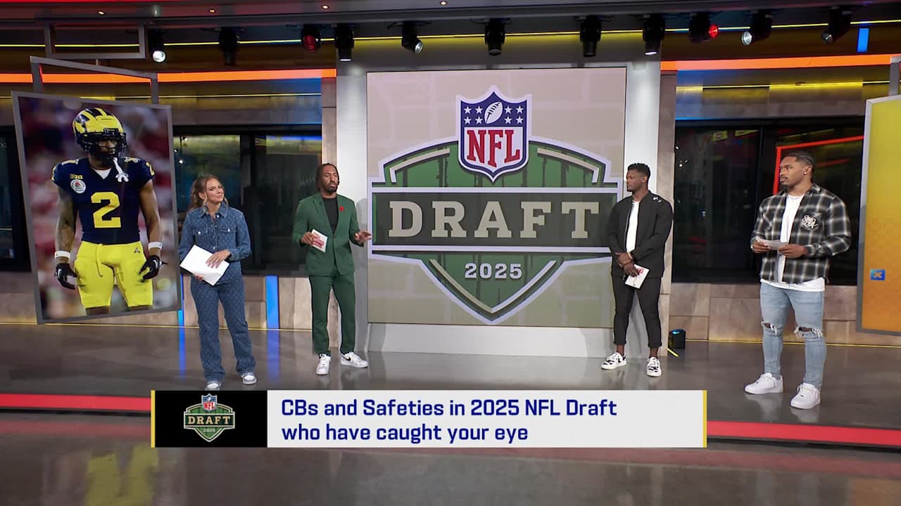 Which cornerbacks, safeties have caught your eye entering the 2025 NFL Draft? | 'GMFB'