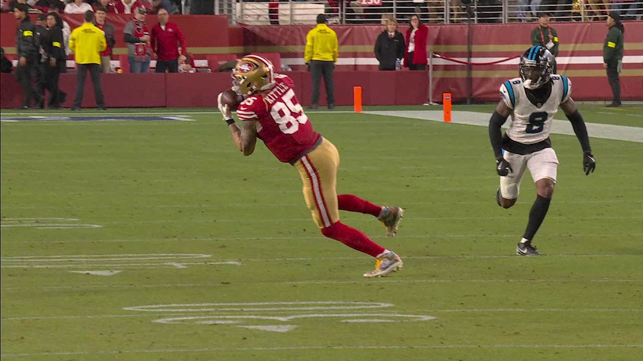 San Francisco 49ers quarterback Brock Purdy rips 25-yard strike to ...