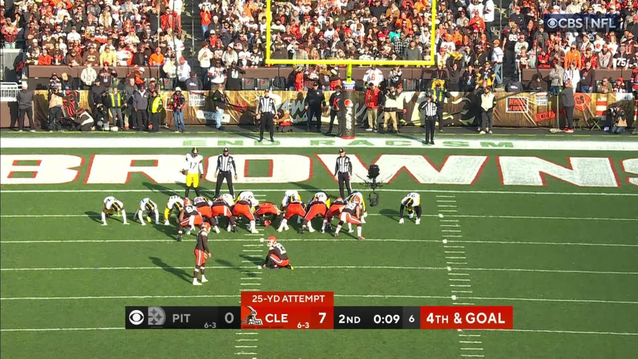 Cleveland Browns kicker Dustin Hopkins' 25-yard FG extends Browns' lead ...