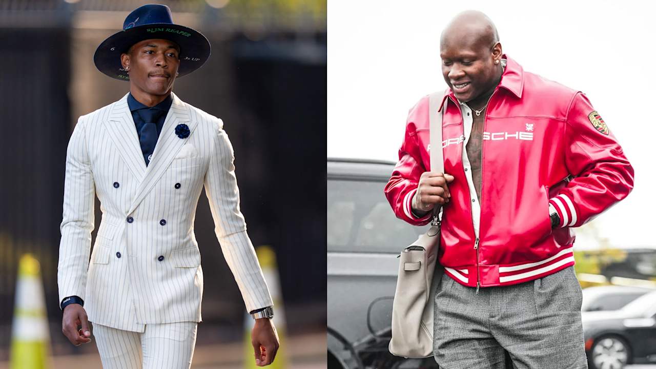 Top NFL fits & fashion Week 1: DeVonta Smith, Laremy Tunsil voted best ...