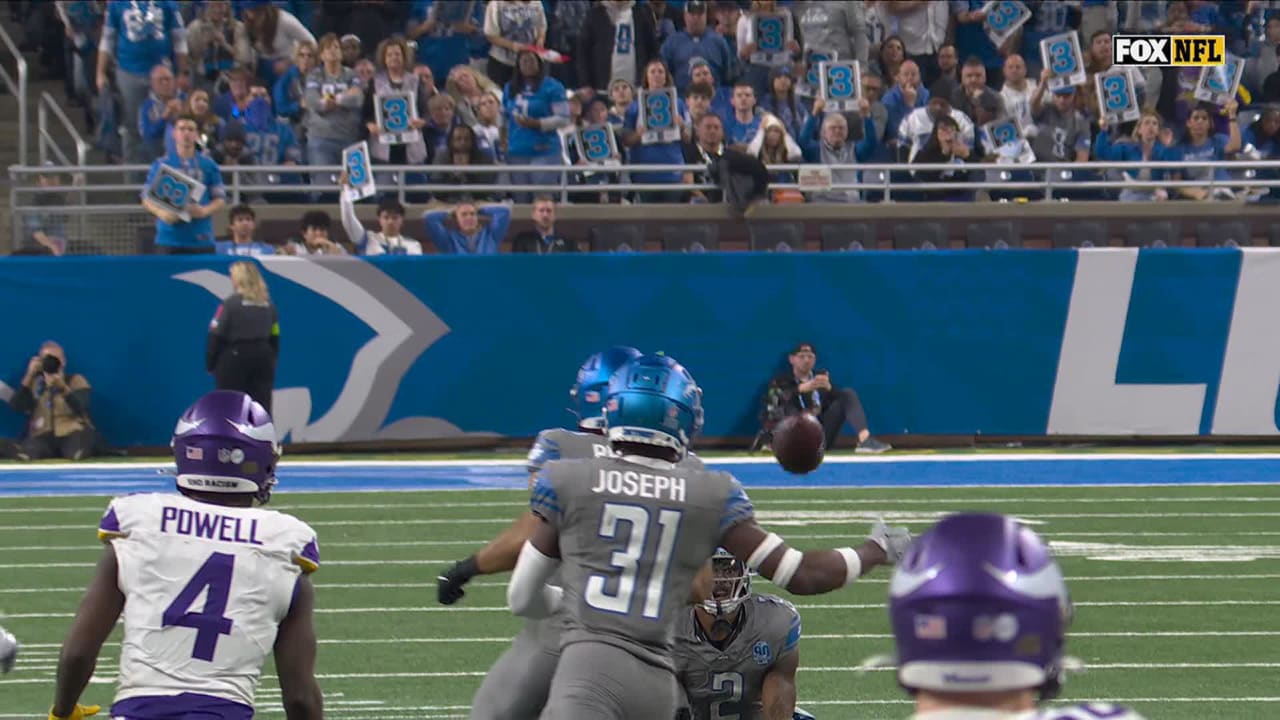 Detroit Lions defensive back C.J. Gardner-Johnson's first INT as a Lion ...