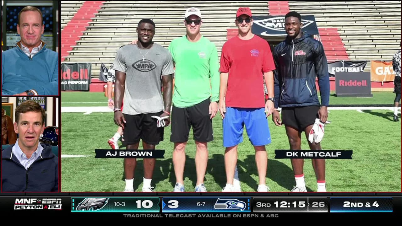 Eli Manning talks about his influence on Seattle Seahawks wide receiver ...