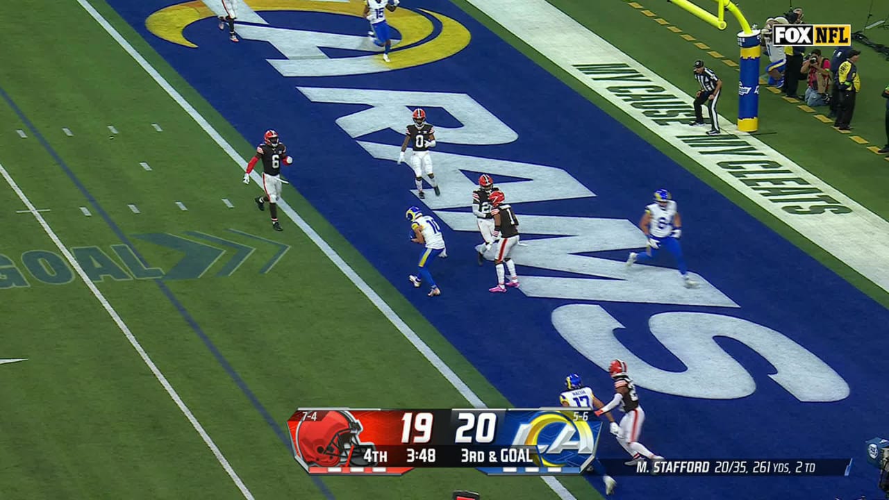 Los Angeles rams wide receiver Cooper Kupp's first touchdown since Week ...