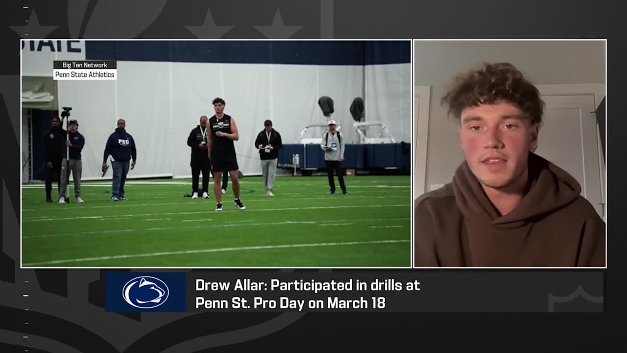 Penn State quarterback Drew Allar joins 'The Insiders' to talk about ...