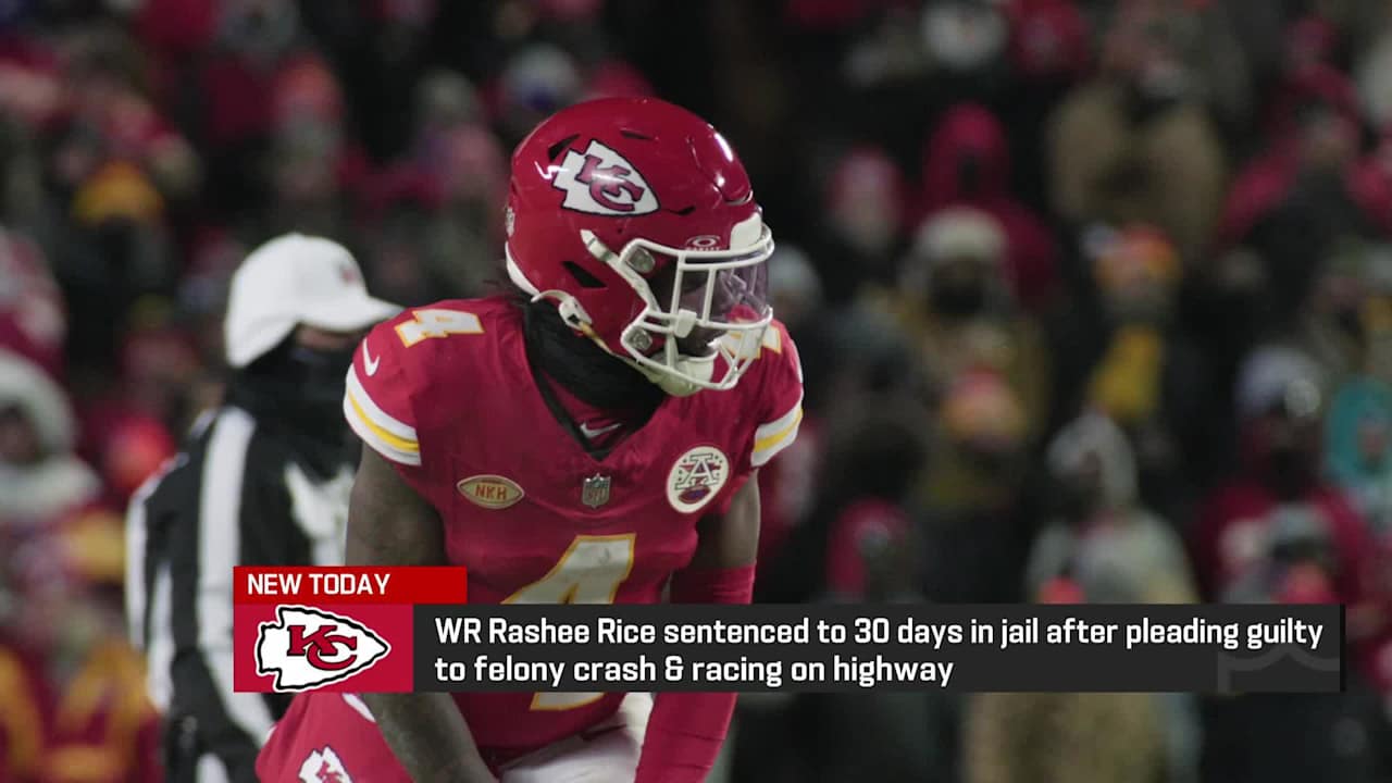 Kansas City Chiefs wide receiver Rashee Rice sentenced to 30 days in jail after pleading guilty ...