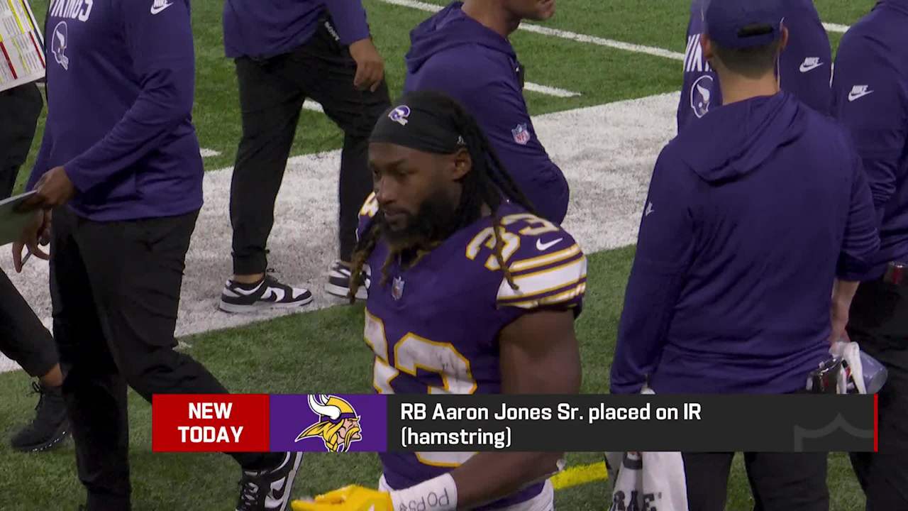 NFL Media Insider Tom Pelissero: Minnesota Vikings running back Aaron Jones (hamstring) headed ...