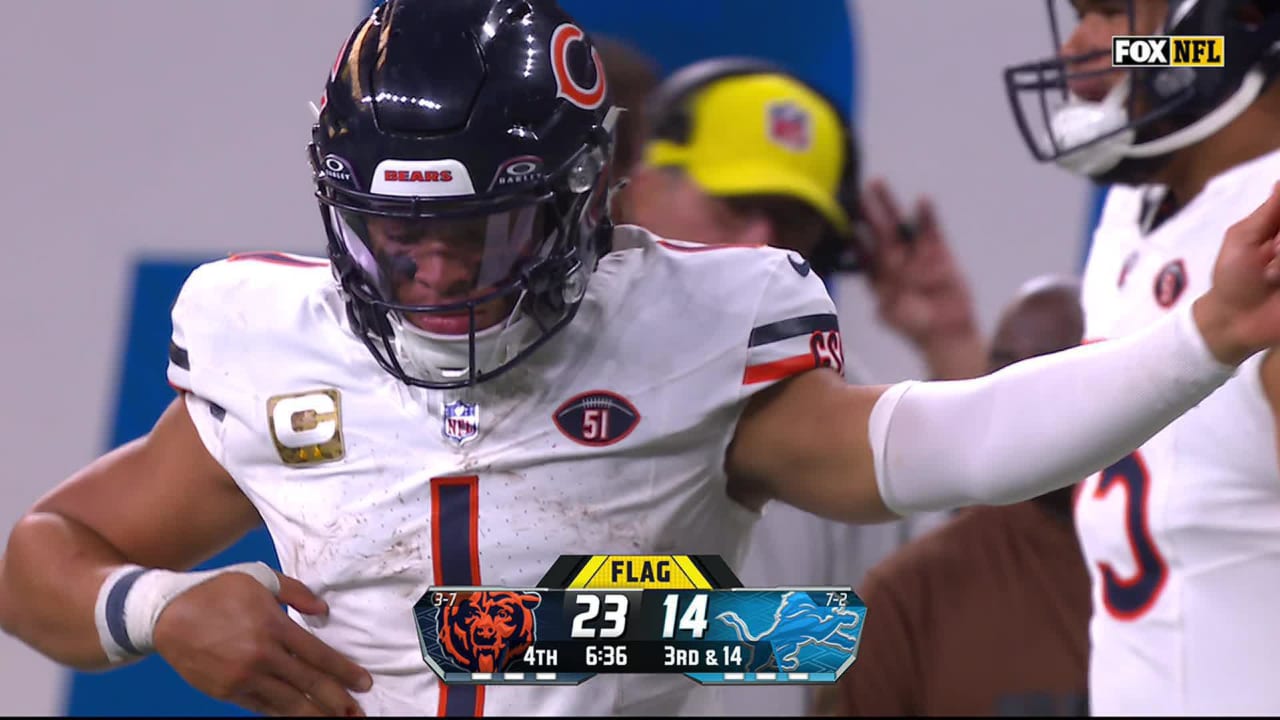 Chicago Bears quarterback Justin Fields' best plays from 273-yard game ...