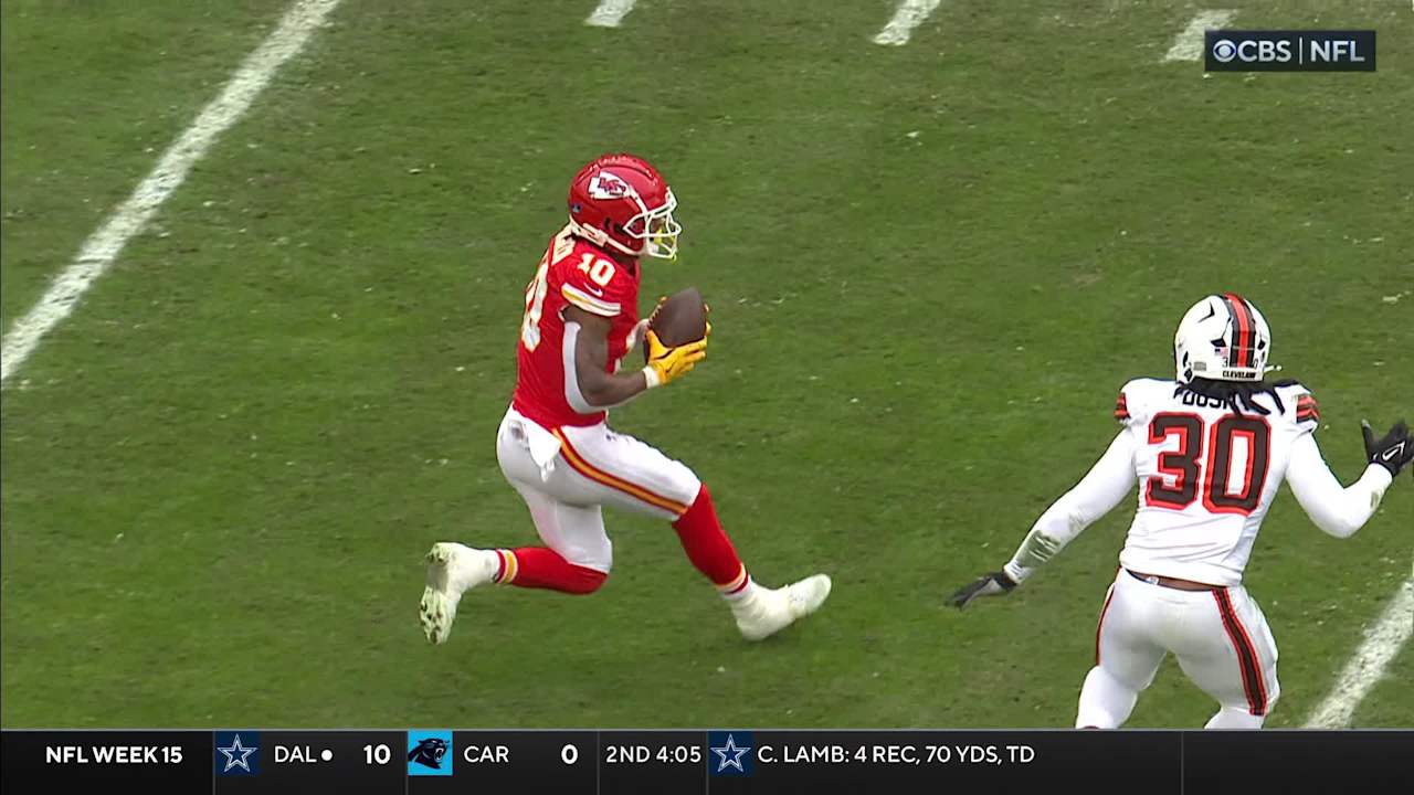 Kansas City Chiefs running back Isiah Pacheco displays nasty juke on 15 ...