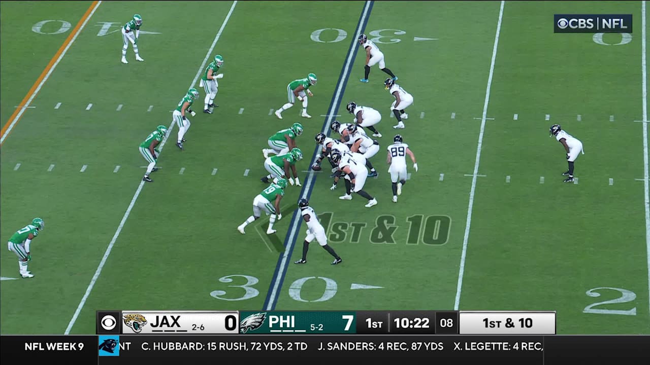 Philadelphia Eagles linebacker Zack Baun's pristine pass coverage ...