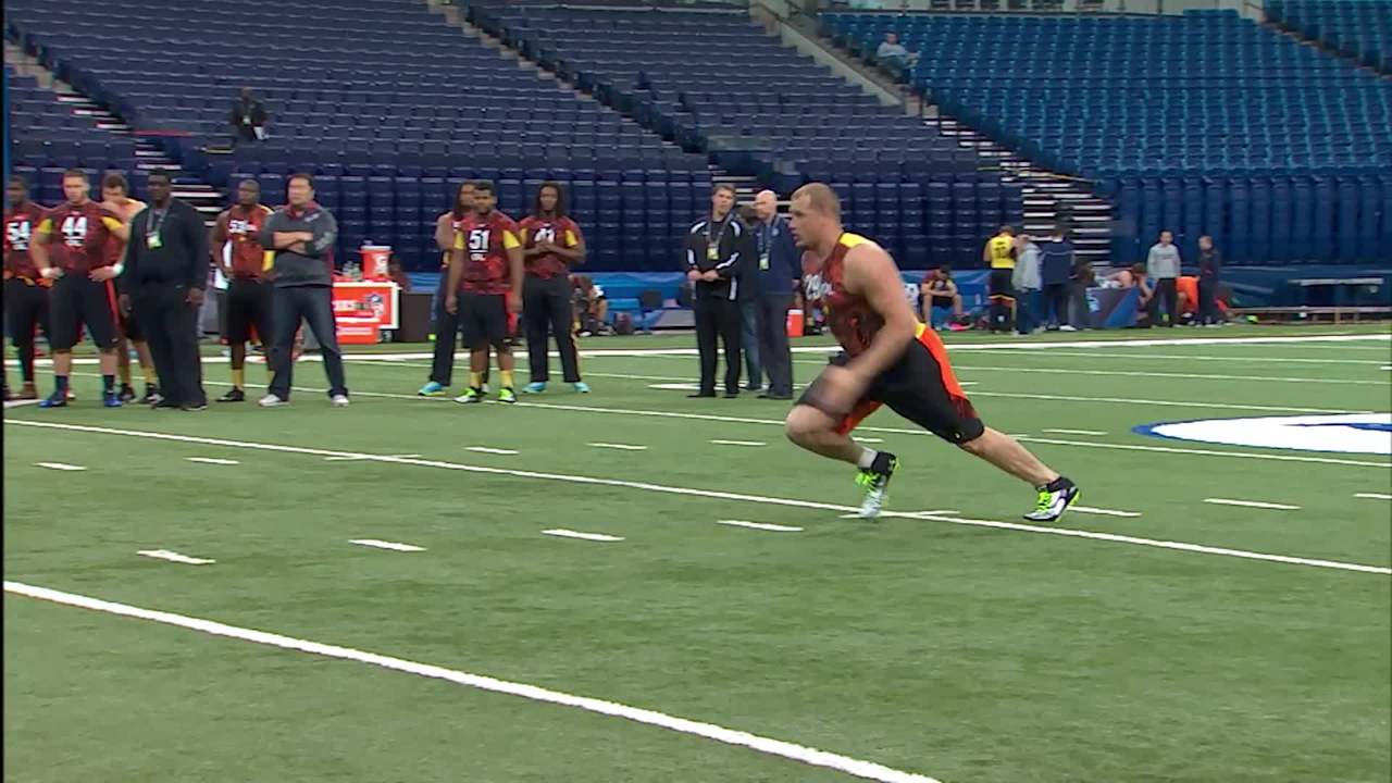 Offensive tackle Lane Johnson's 2013 NFL Scouting Combine workout