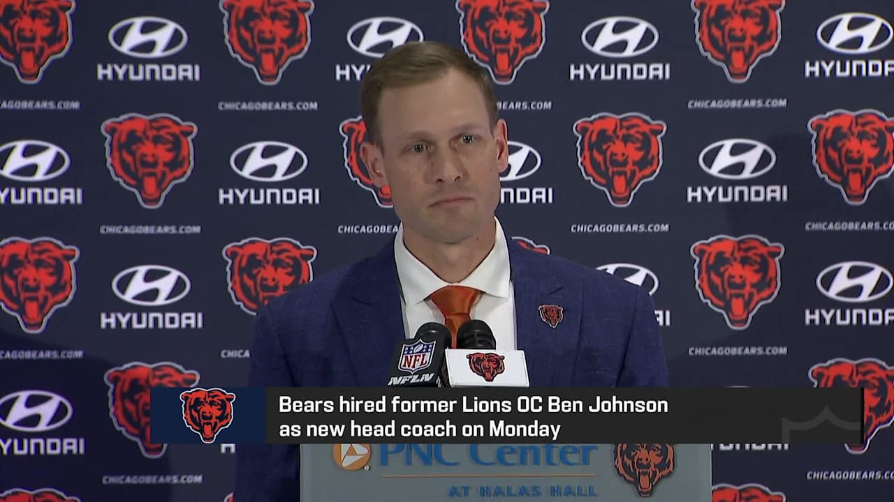 New Chicago Bears head coach Ben Johnson details approach he'll take ...