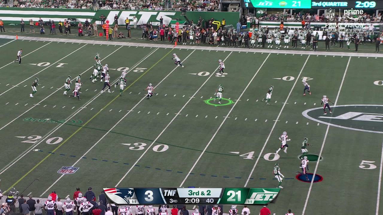"Thursday Night Football" Prime Vision identifies New York Jets tight ...